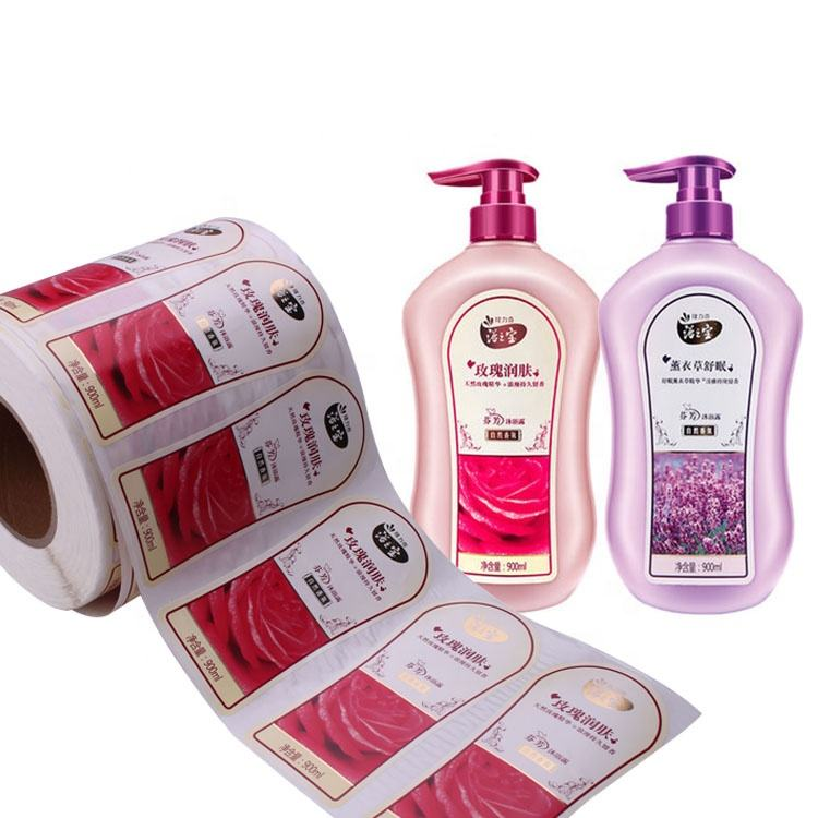 Custom packaging label, bath bottle, sticker, high quality waterproof ...