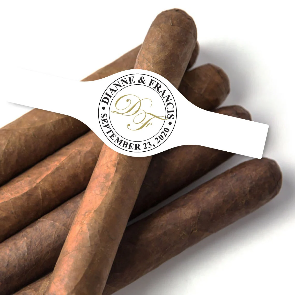 Custom Cigar Labels - Print Private Logo Hot Stamping Ring Wrap Cigar ...