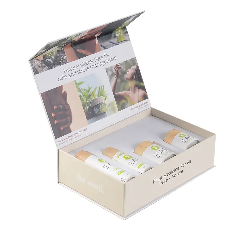 Custom Elegent Magnetic Closure Skin Care Boxes - Make Up Bottle ...