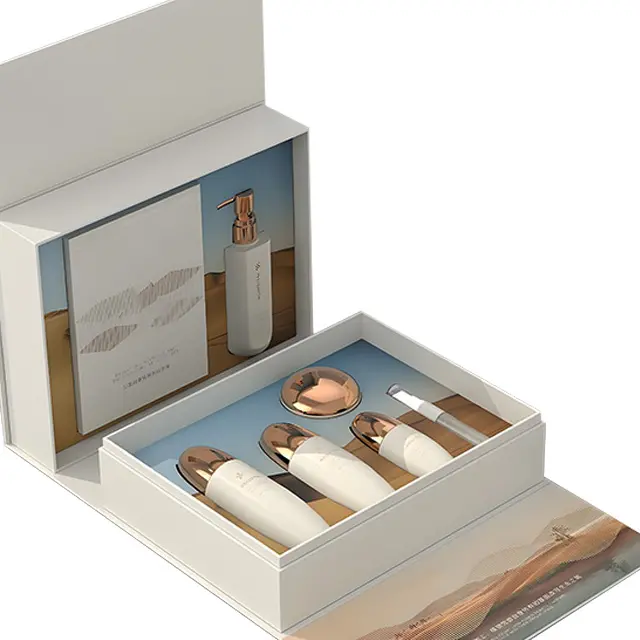 Exquisite Custom Rigid Cosmetics Packaging Boxes - Hot Stamping Makeup ...